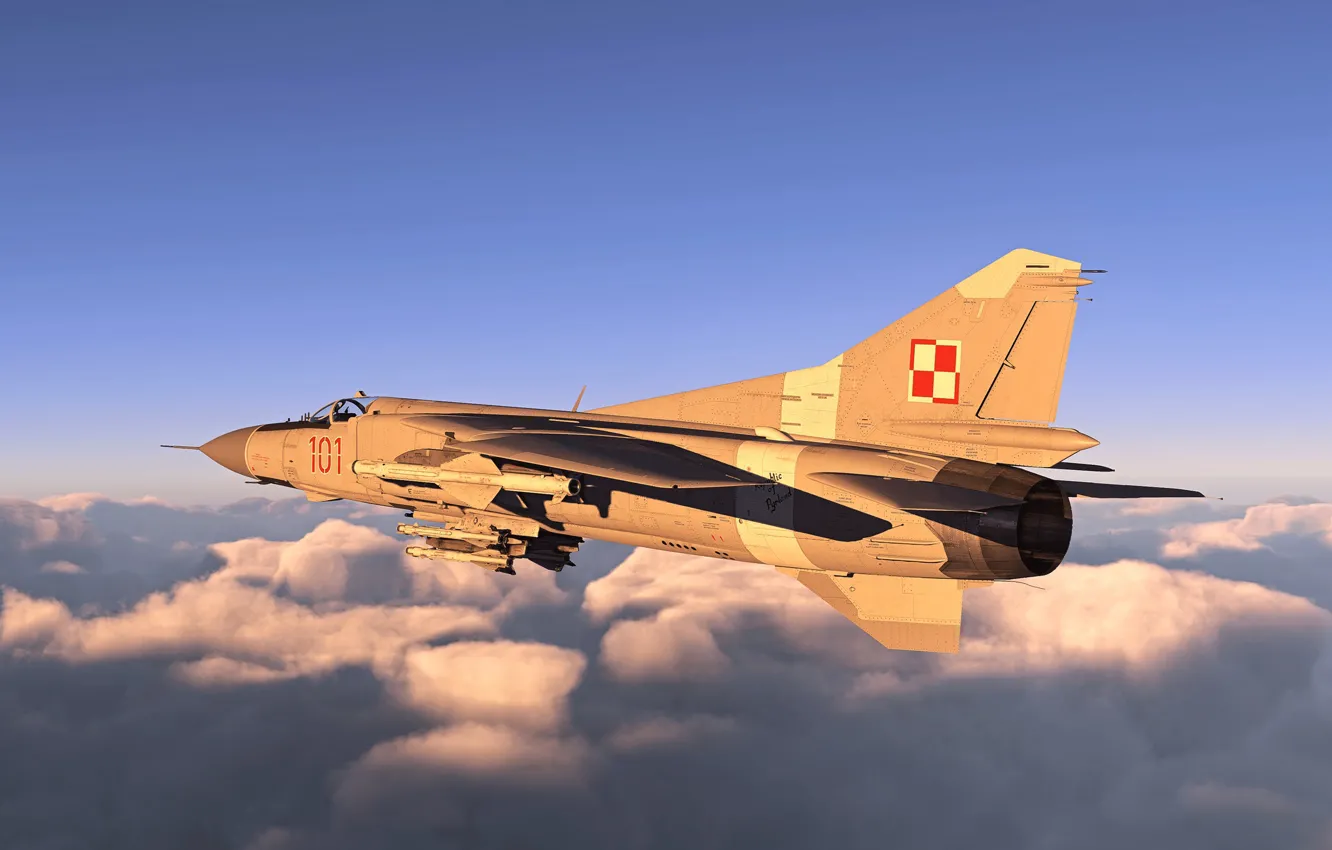 Wallpaper USSR, OKB MiG, Frontline fighter, MiG-23MF for mobile and ...
