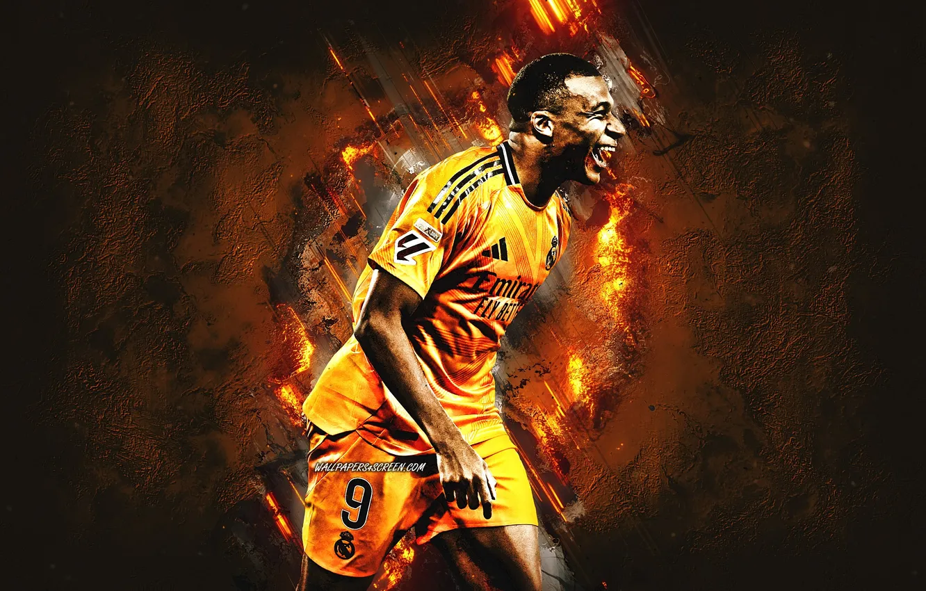 Wallpaper football, soccer, Real Madrid, french, Kylian Mbappe, Kylian ...