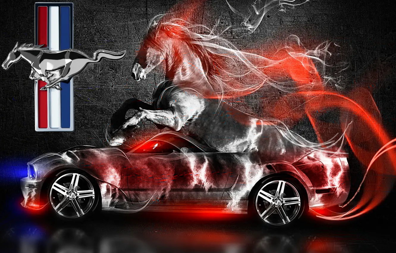 Wallpaper Mustang, fantasy, auto theme for mobile and desktop, section ...