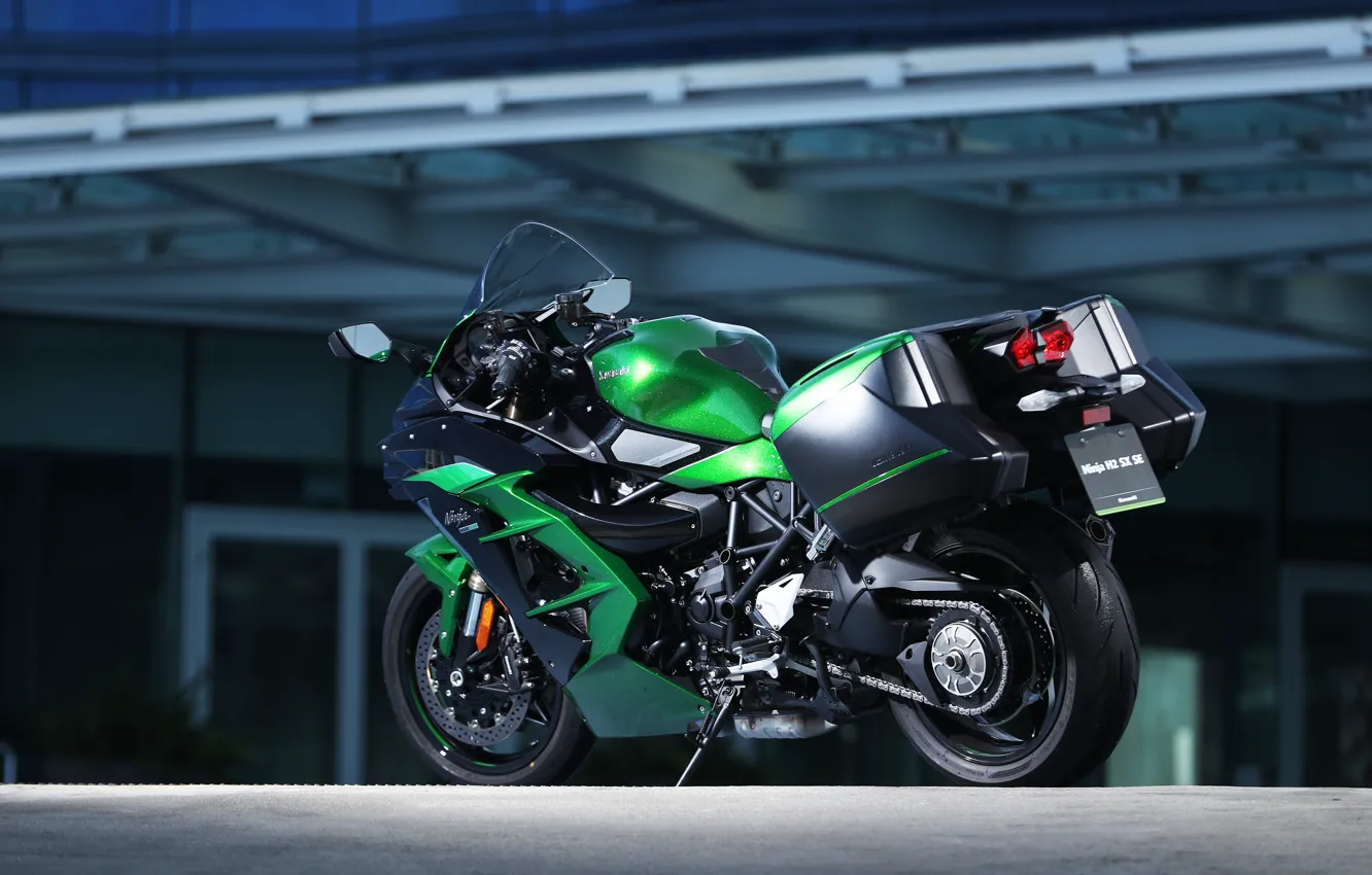 Wallpaper Kawasaki, Ninja, rear view, Kawasaki Ninja H2 SX EX for ...