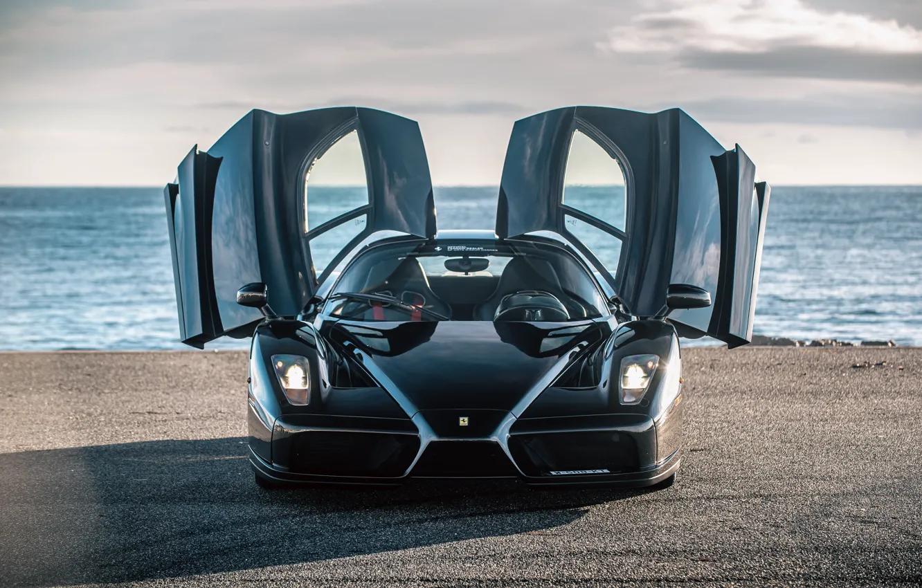 Wallpaper Ferrari, Ferrari Enzo, Enzo, doors up for mobile and desktop ...