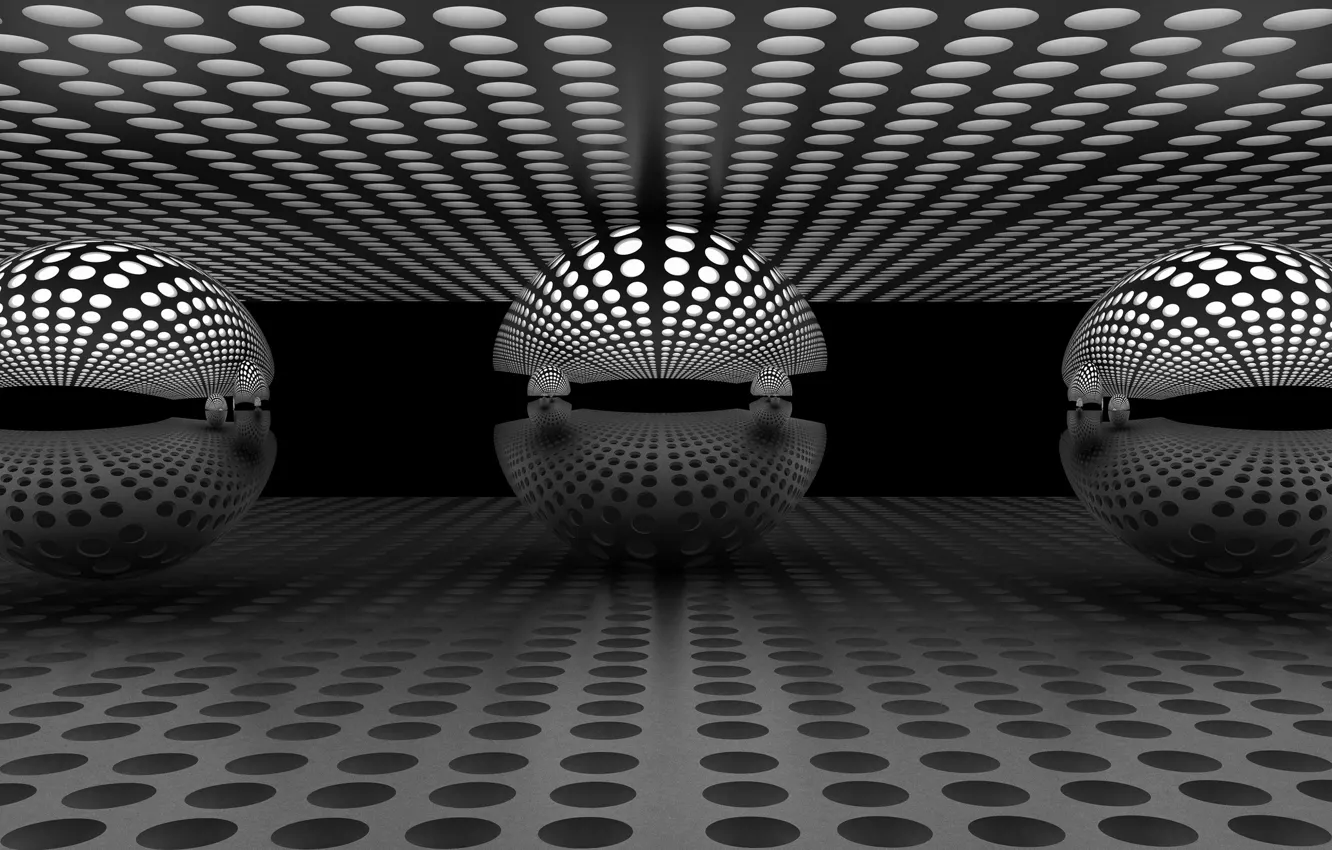 Wallpaper reflection, balls, balls, reflection, Antonyus Bunjamin (Abe) for mobile and desktop ...