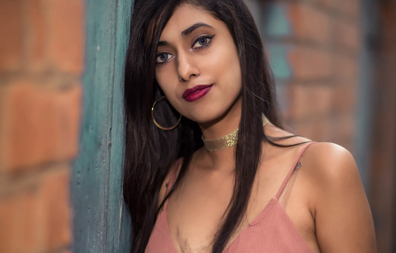 Wallpaper girl, hot, sexy, eyes, smile, beautiful, figure, model for mobile and desktop, section ...