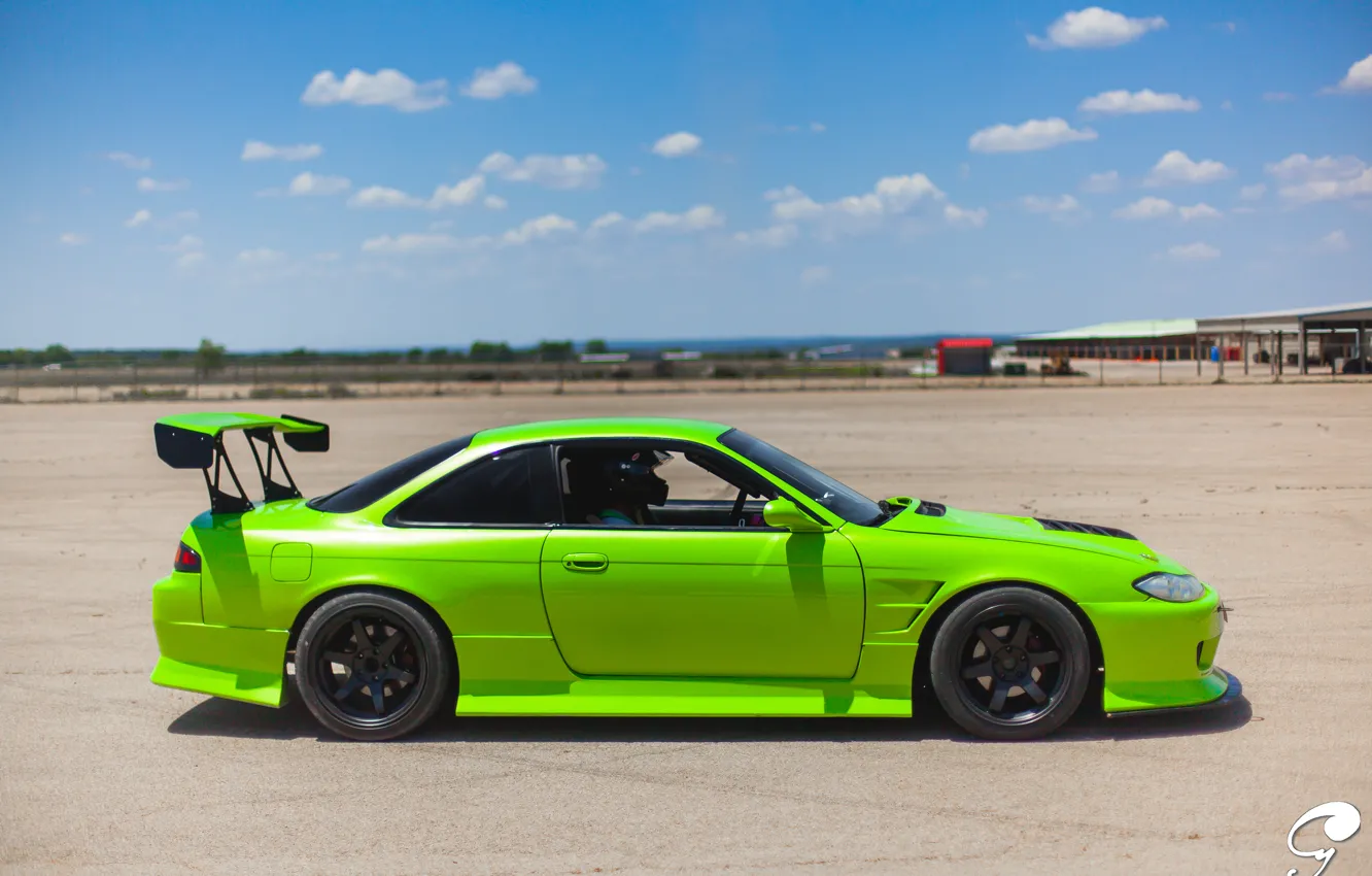 Wallpaper green, nissan, green, Nissan, silvia, s15, Sylvia images for ...