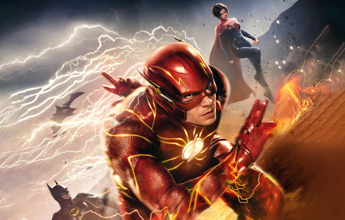 Wallpaper poster, Batman, Bruce Wayne, Flash, The Flash, Barry Allen ...