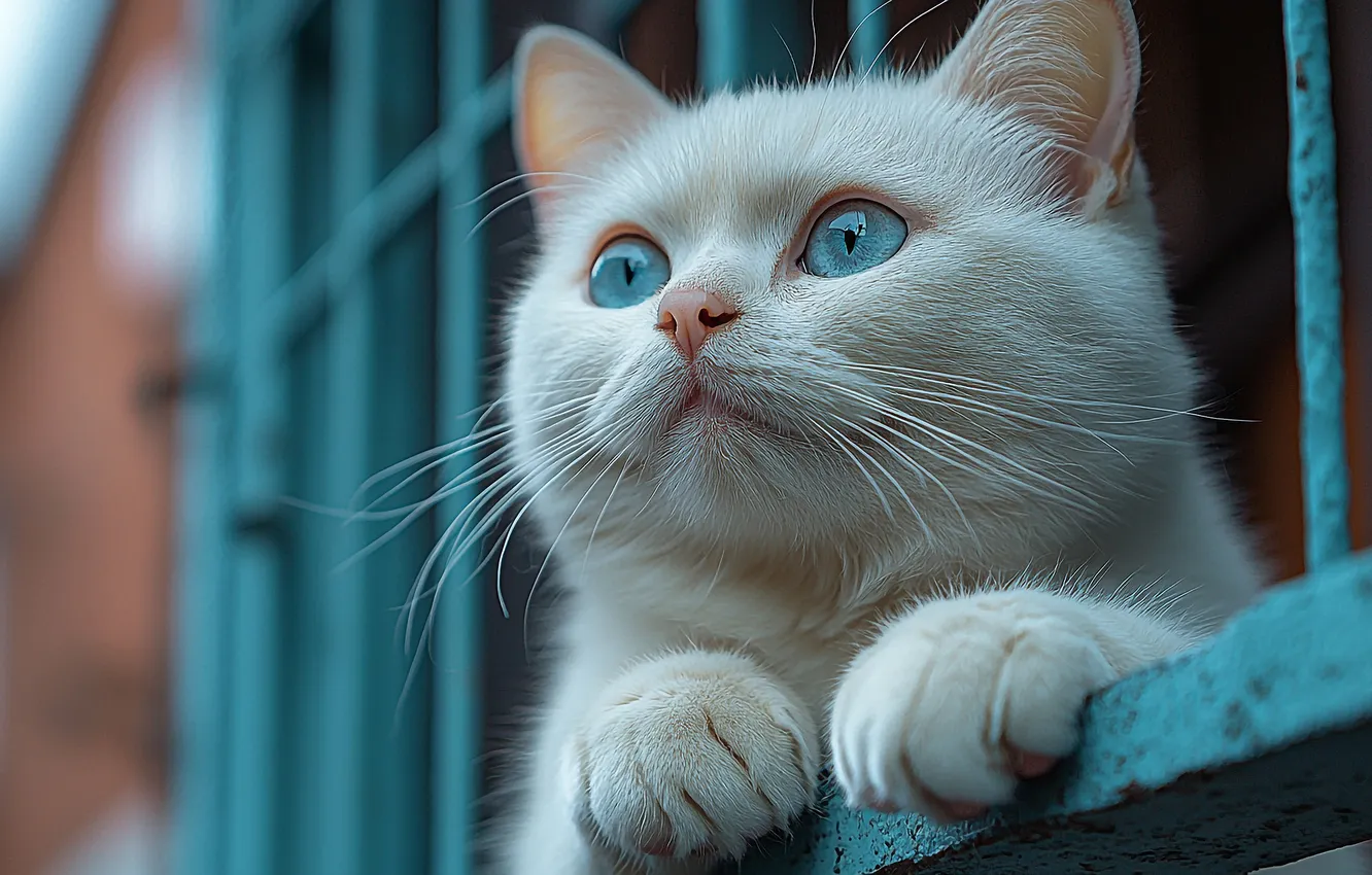 Wallpaper cat, cat, look, pose, face for mobile and desktop, section ии ...