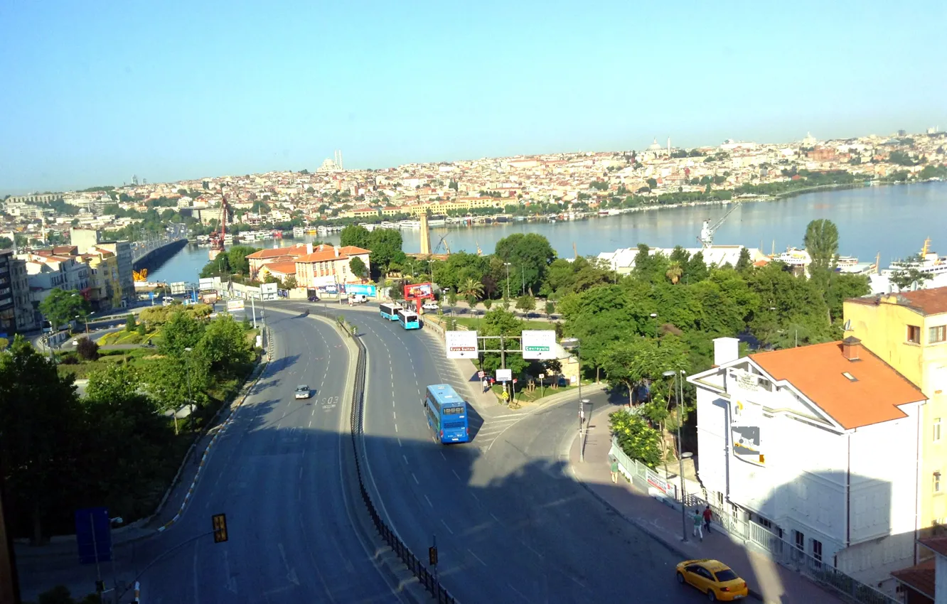 Wallpaper Istanbul, Turkey, islambul, house by river, river in city for ...