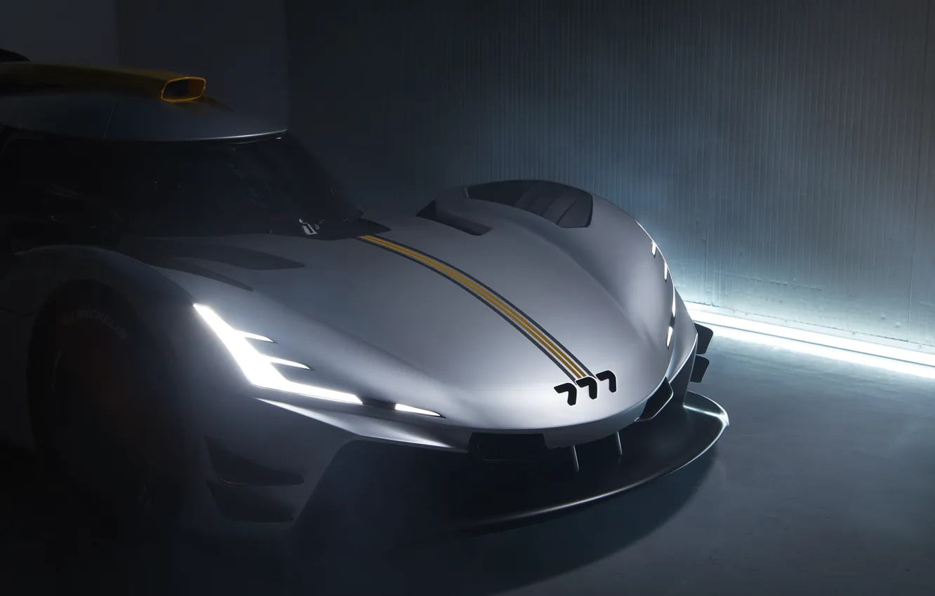 Wallpaper front, headlights, 2023, 777 hypercar for mobile and desktop ...