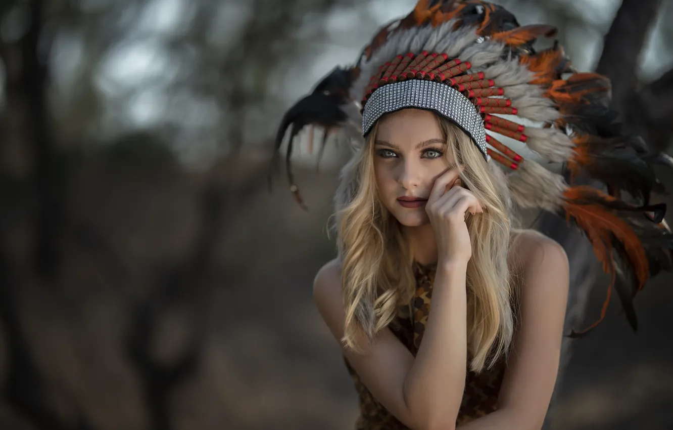 Wallpaper girl, portrait, Vicky for mobile and desktop, section девушки ...