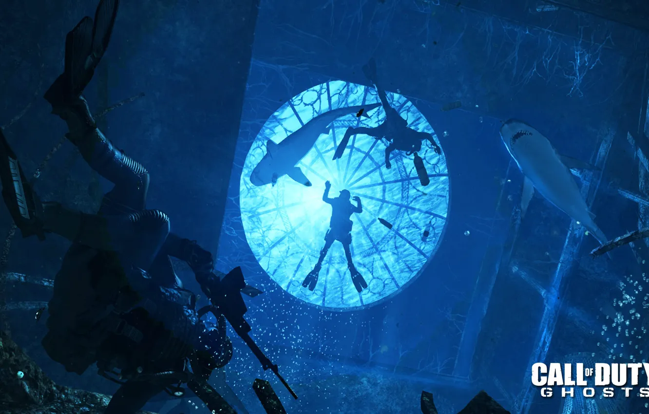 Wallpaper Call of Duty, CoD, Ghosts, Shark Tank images for desktop ...