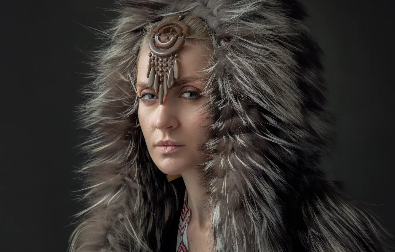 Wallpaper girl, Inna Bocharnikova, the image of a shaman for mobile and ...