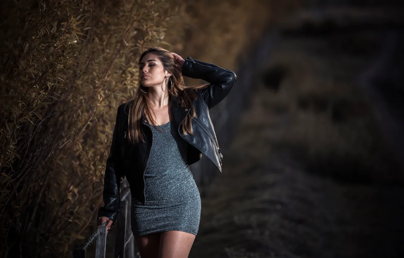 Wallpaper girl, nature, pose, background for mobile and desktop ...