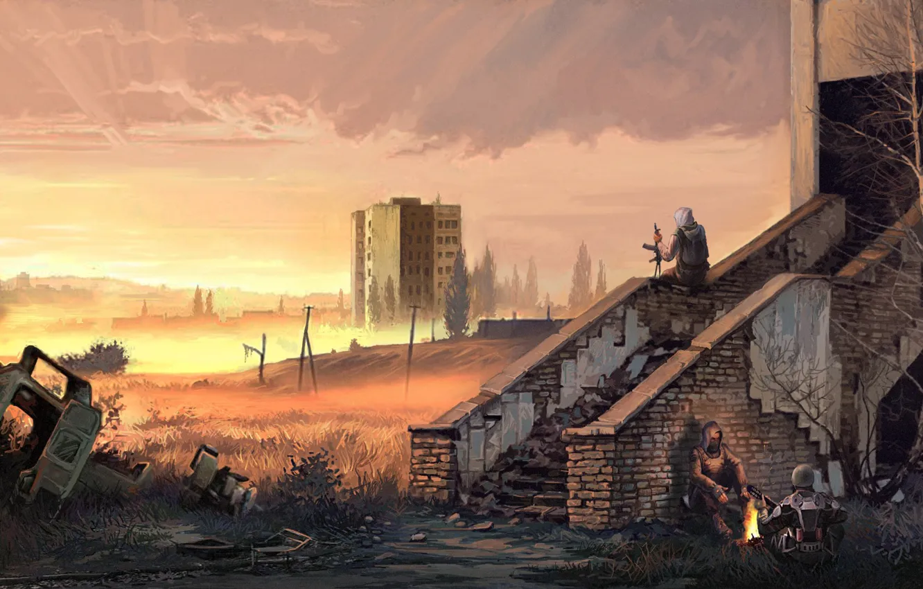 Wallpaper the building, Stalker, Pripyat, area, Ukraine, stalkers for ...