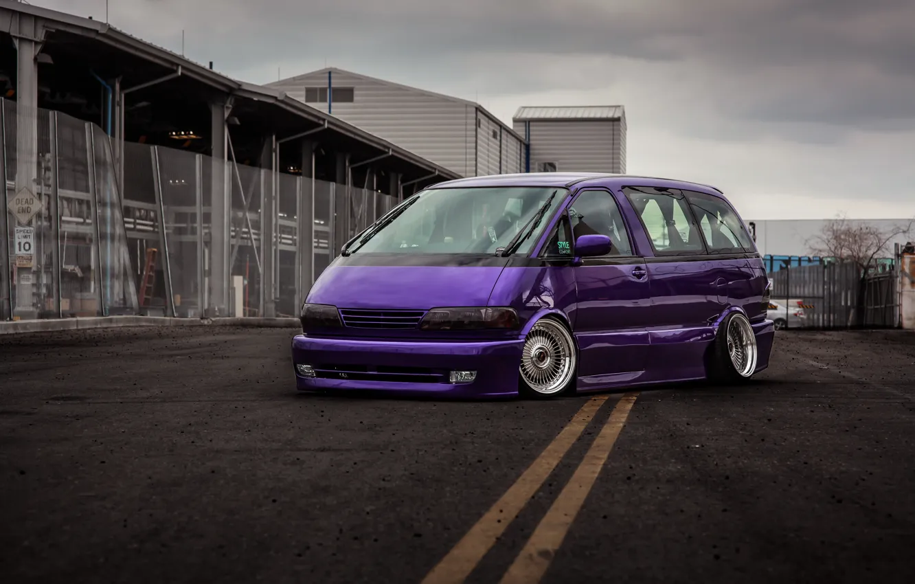 Wallpaper Toyota, bridge, violet, stance, Minivan, Preview, Toyota ...