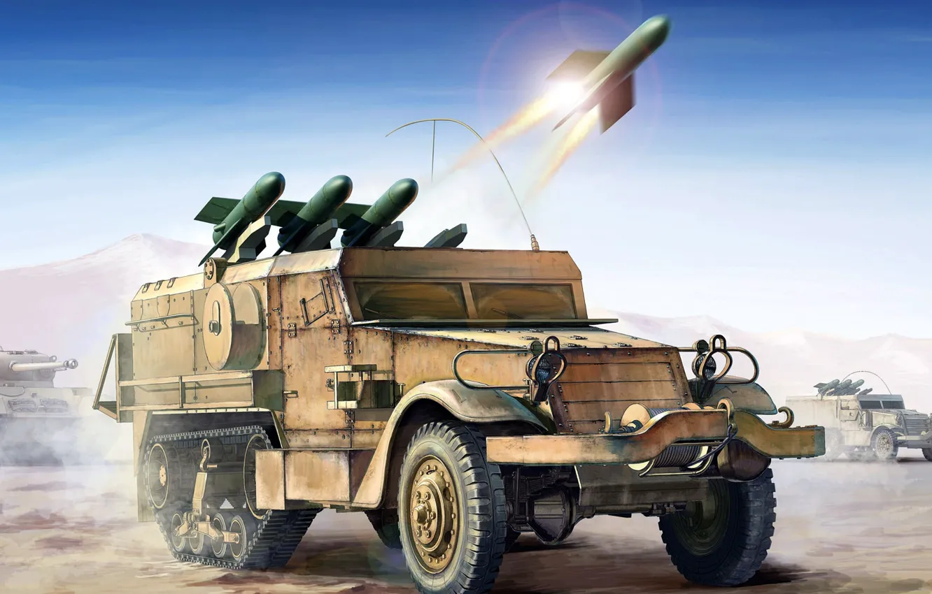 Wallpaper IDF, Nord, SS-11, Halftrack, ATGM first generation, Anti-Tank ...