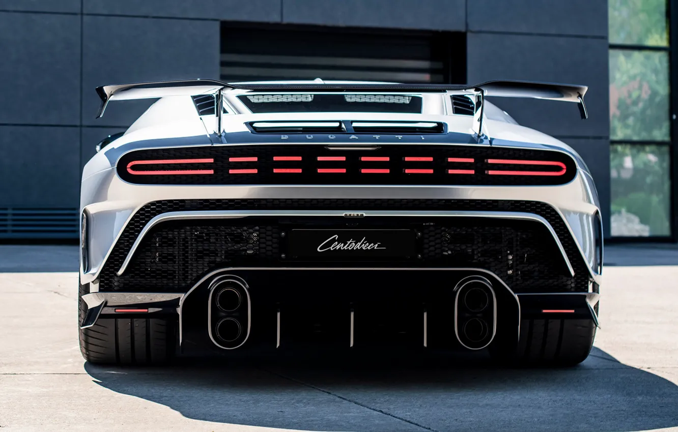 Wallpaper Bugatti, rear view, Bugatti Centodieci for mobile and desktop ...