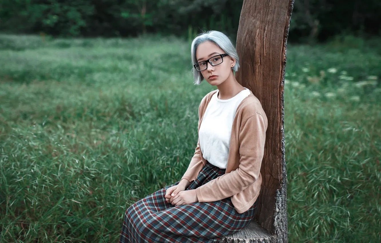 Wallpaper look, glasses, Dmitry Pererva, Anya Creep, Pererva Dmitry for mobile and desktop ...