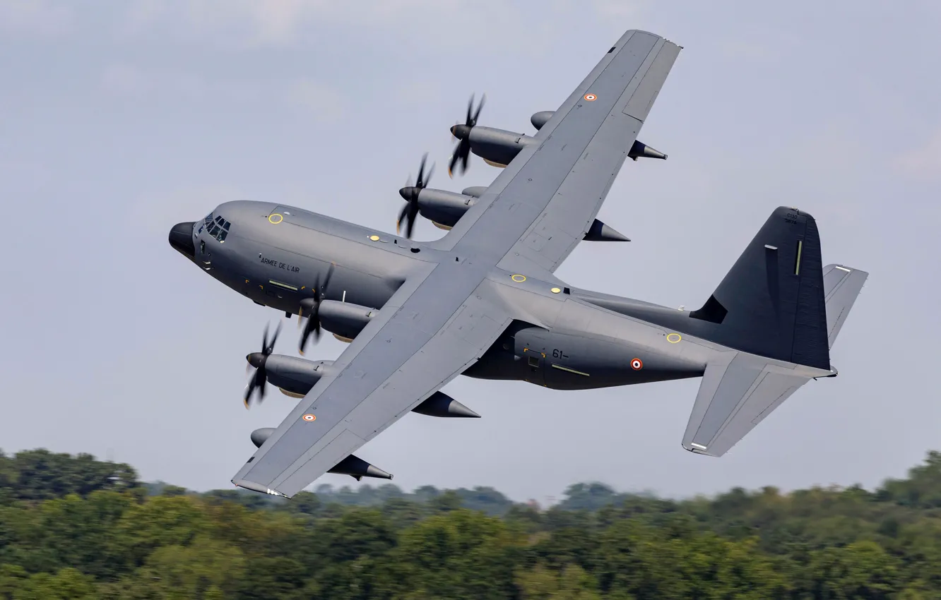 Wallpaper Hercules, C-130 Hercules, The French air force, Air force ...
