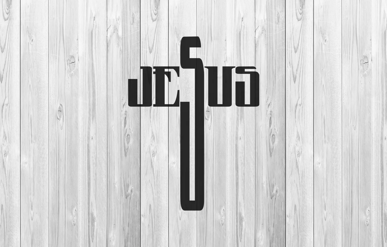 Wallpaper white, wood, cross, Typography, Jesus, Jesus Christ for ...