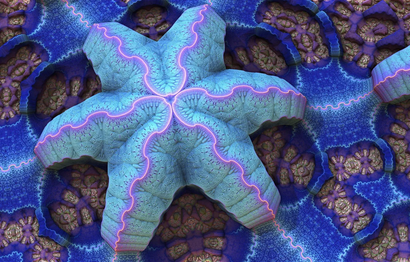 Wallpaper stars, form, sea for mobile and desktop, section абстракции ...