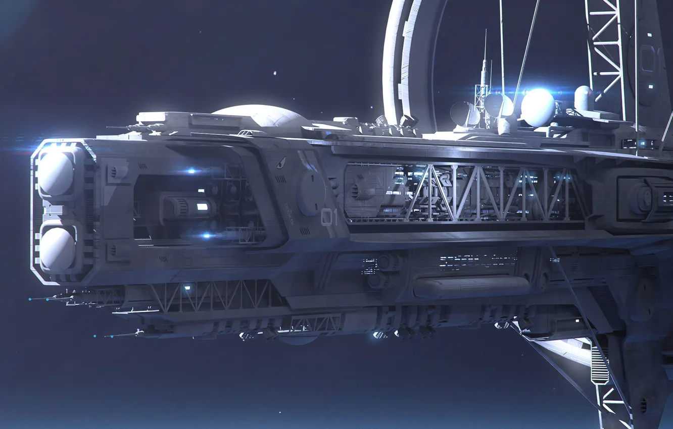 Wallpaper space, ship, stars, Heaven 1, Interstellar ship images for ...