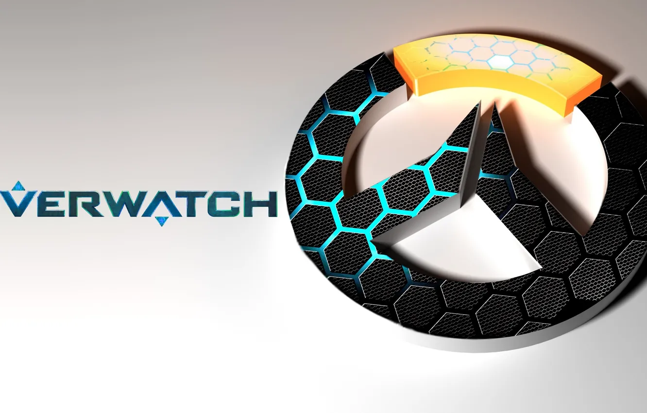 Wallpaper logo, game, texture, Overwatch for mobile and desktop ...