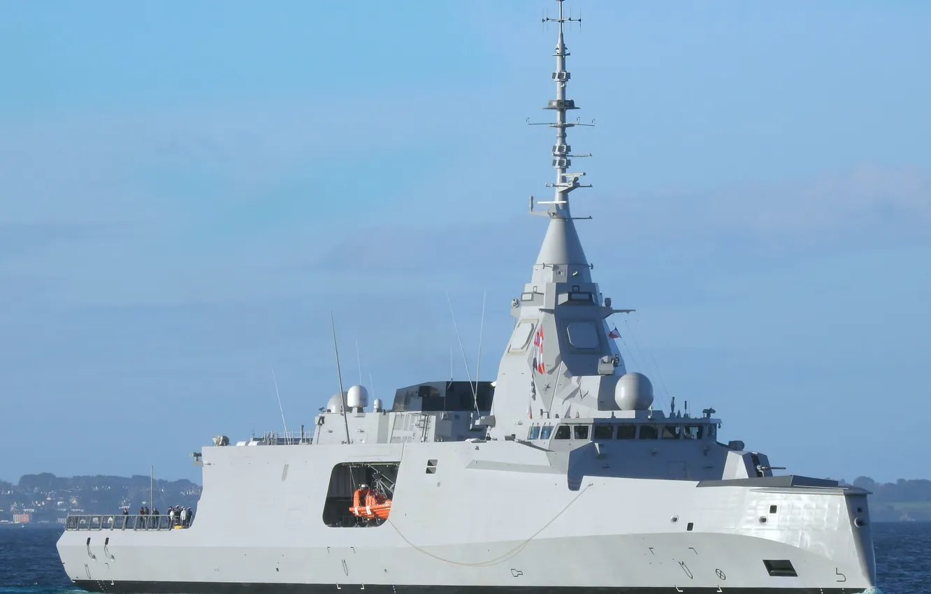 Wallpaper frigate, French Navy, Amiral Ronarc'h, 2024, FDI for mobile ...