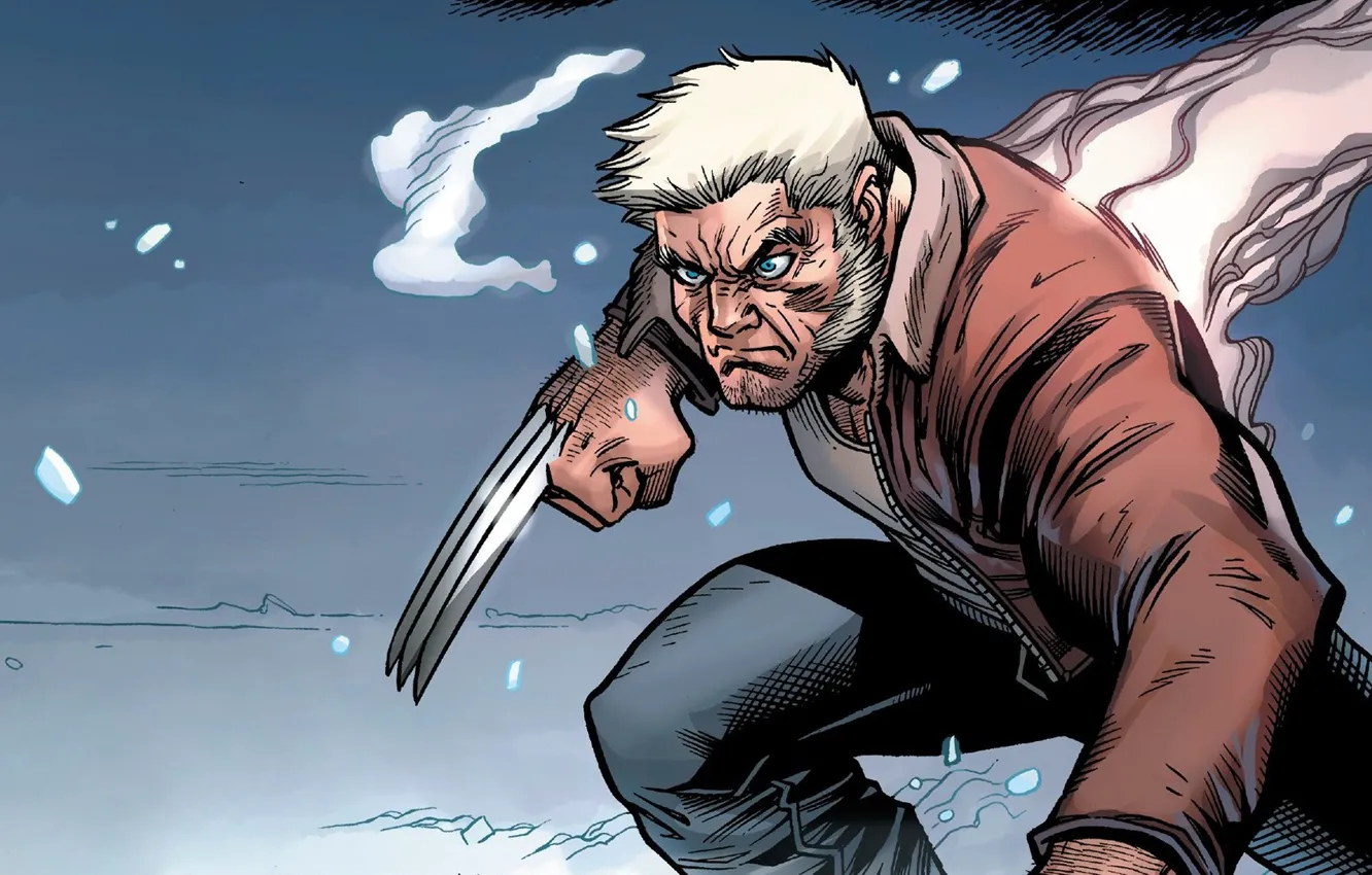 Wallpaper Snow, Wolverine, Logan, Comic, Claws, Wolverine, Logan, Snow ...
