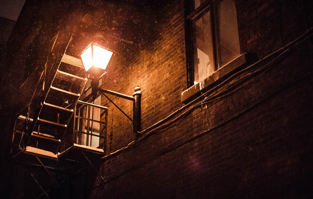 Wallpaper light, the building, window, ladder, lantern images for ...