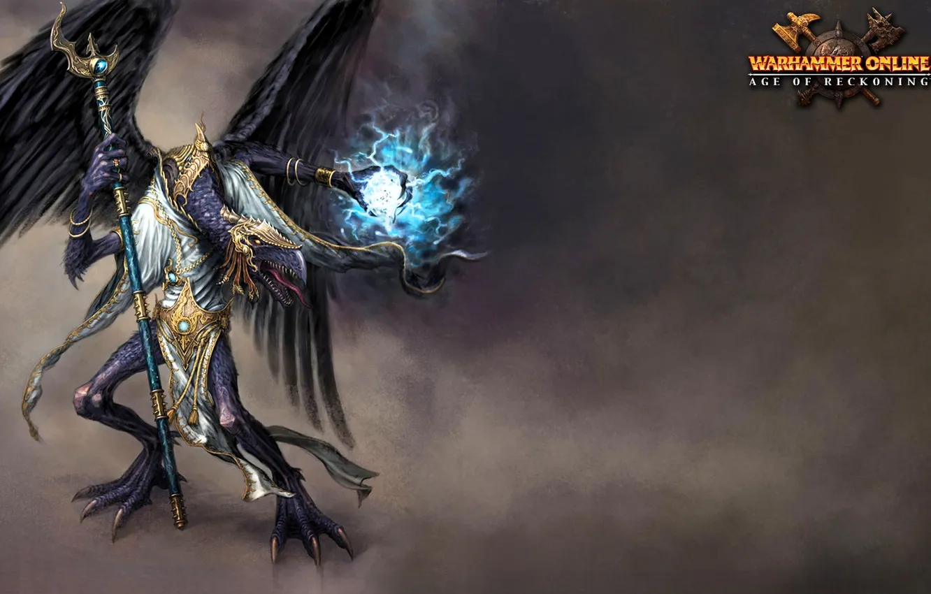 Wallpaper magic, staff, characters, Warhammer Online: Age of Reckoning for mobile and desktop ...