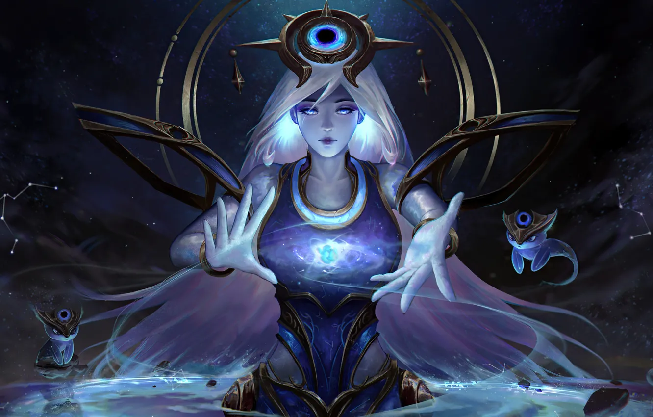 Wallpaper space, magic, the game, planet, creatures, constellation ...