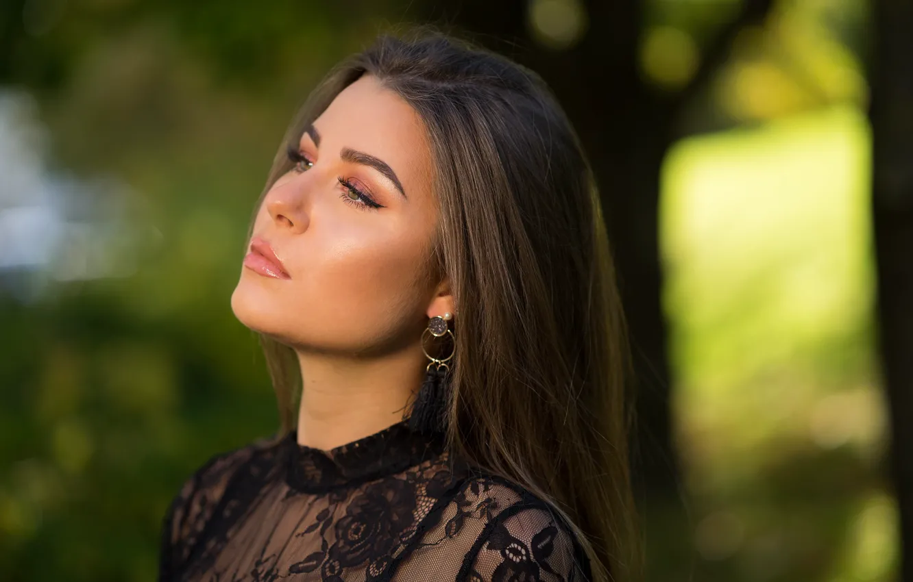 Wallpaper girl, hair, portrait for mobile and desktop, section девушки ...