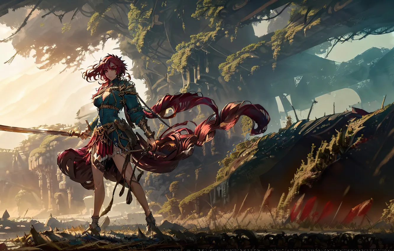 Wallpaper art, painting, digital art, fantasy art, adventurer, Stable ...