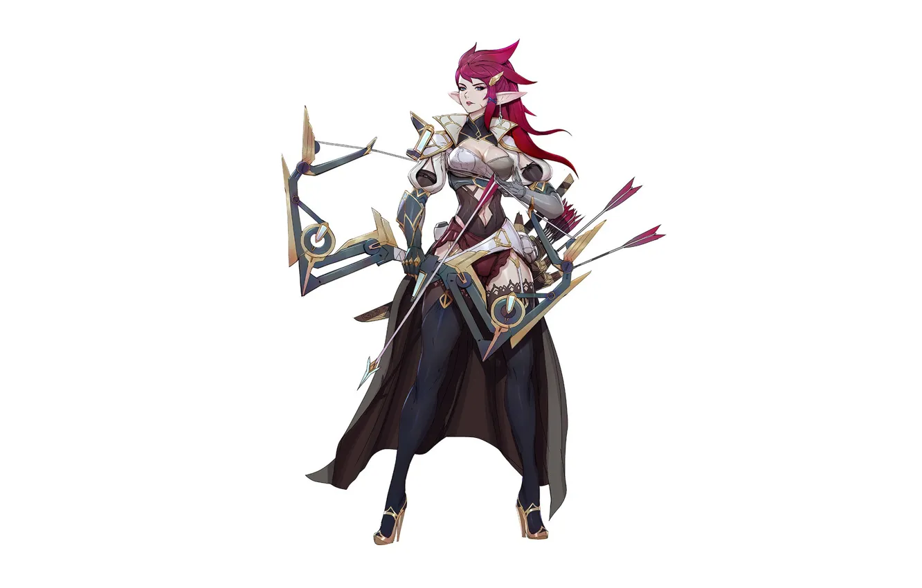 Wallpaper Girl, Fantasy, Art, Style, Background, Minimalism, Archer ...