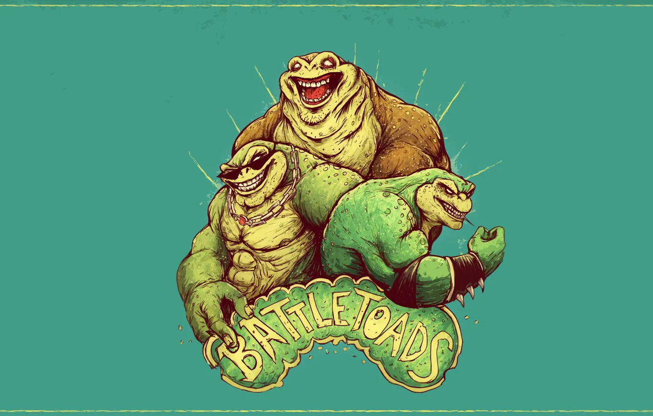 Wallpaper Figure, The game, Art, Battletoads, Battle toads, Nes, Rash ...