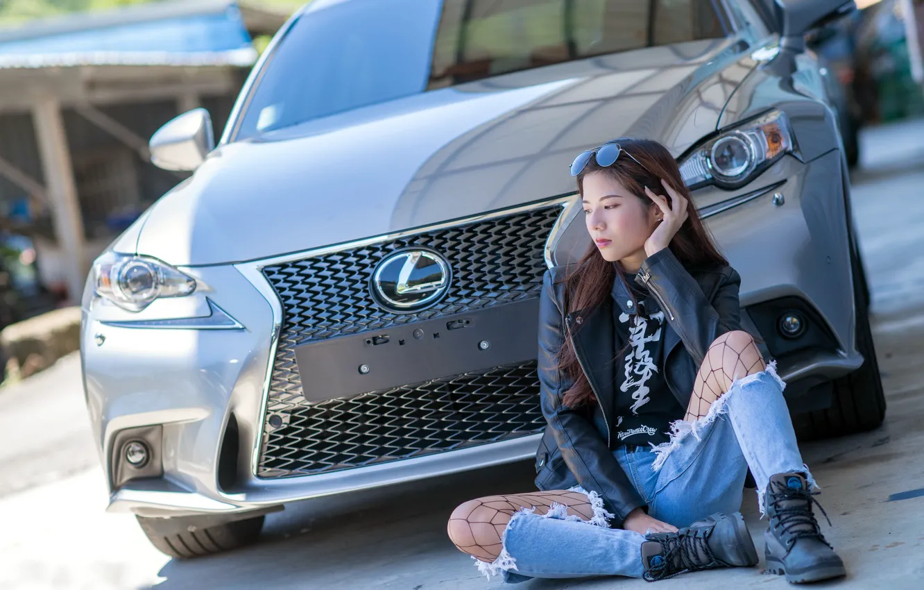 Wallpaper lexus, girl, background, machine images for desktop, section ...