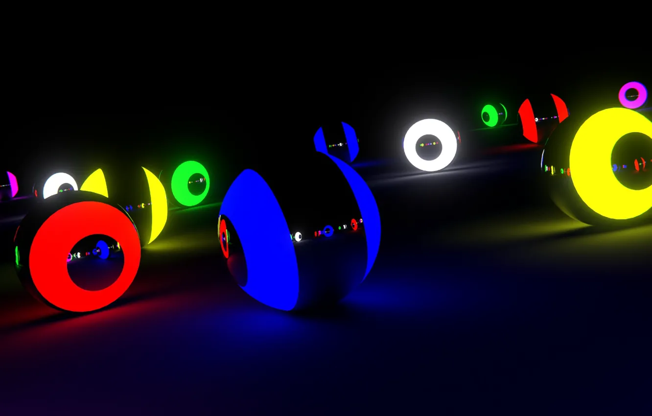 Wallpaper rendering, light, sphere, color, rendering, blender, sphere ...