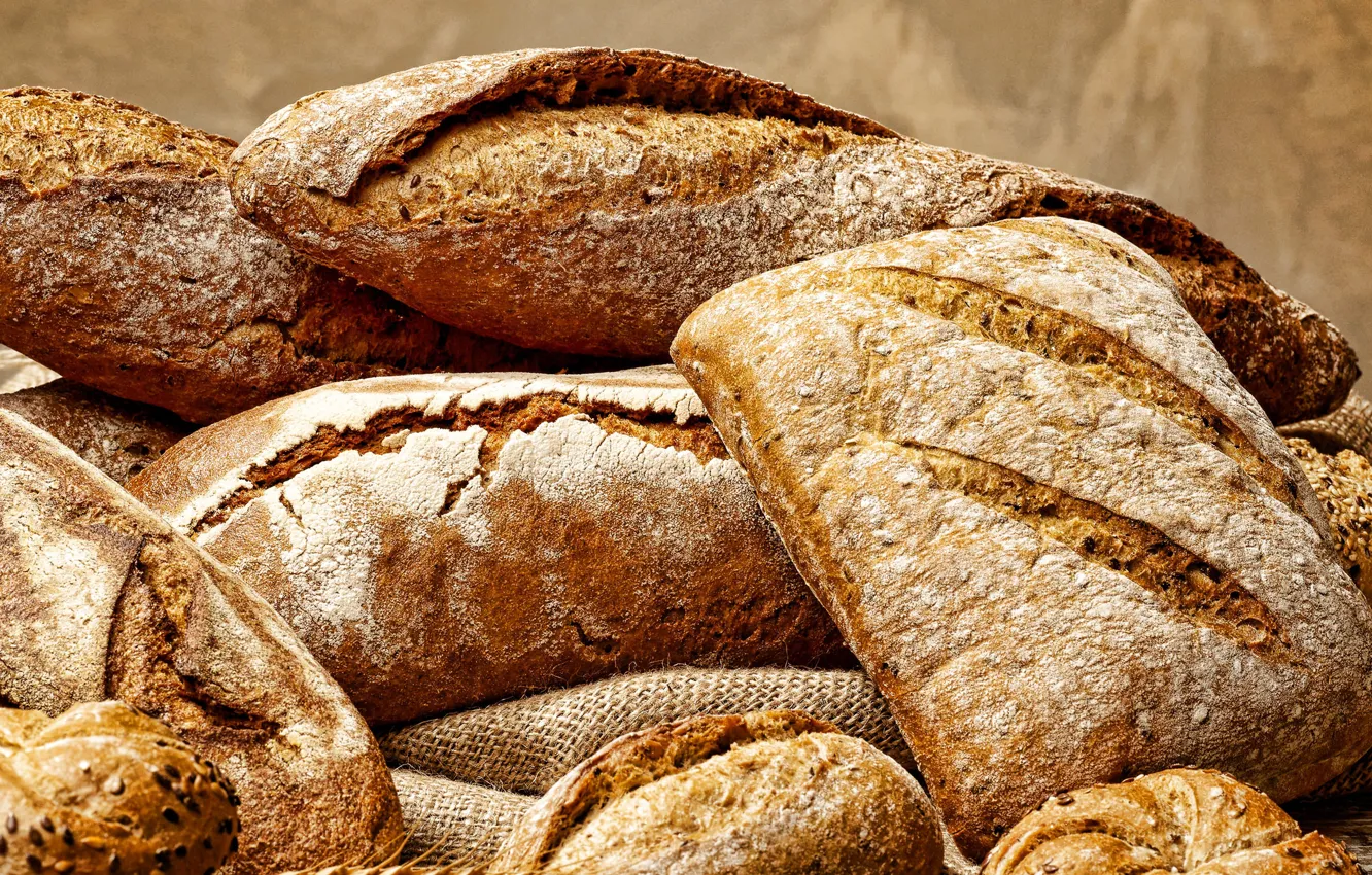 Wallpaper food, bread, a lot, roll for mobile and desktop, section еда ...