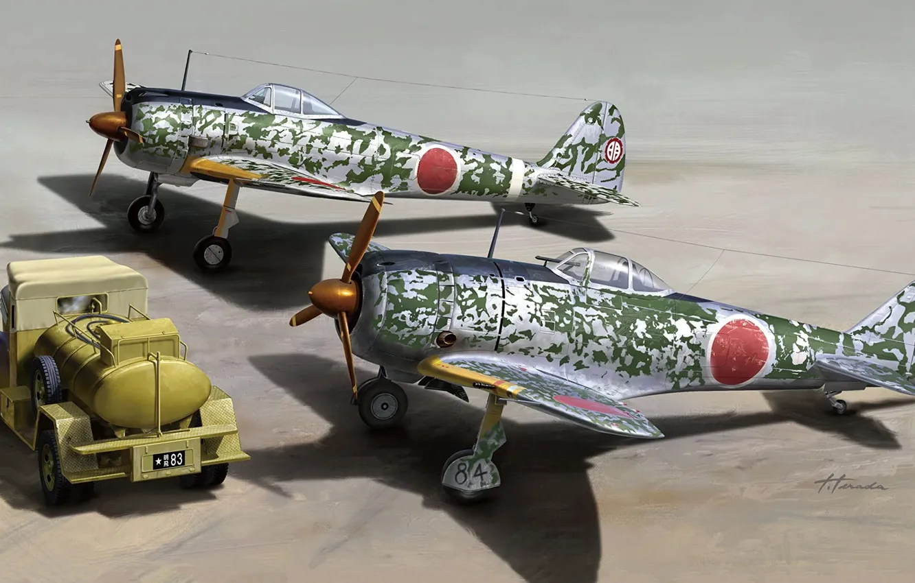 Wallpaper Japan, Ki-44, Ki-43, IJAAF, Ki-44 Shoki for mobile and ...