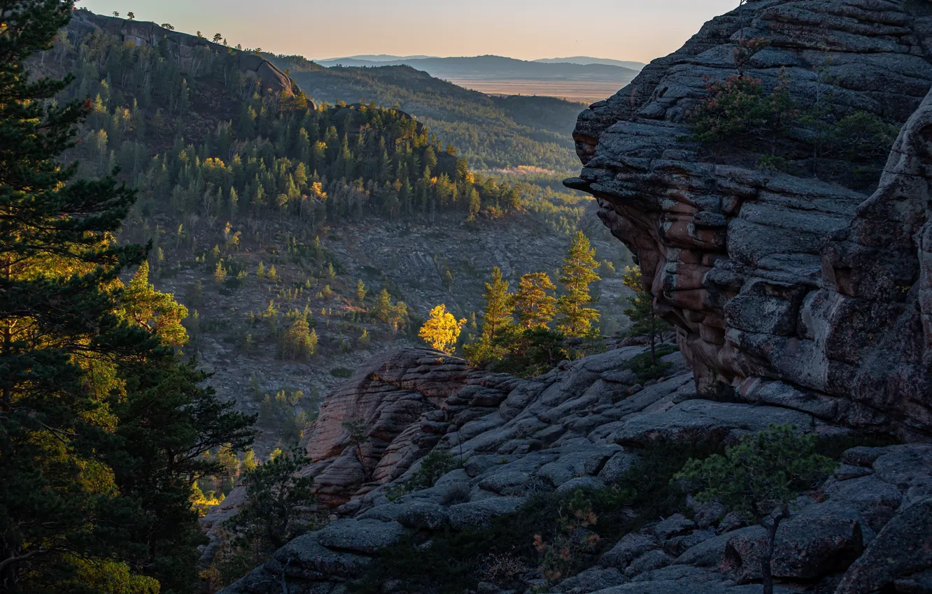 Wallpaper autumn, mountains, stones, rocks, height for mobile and ...