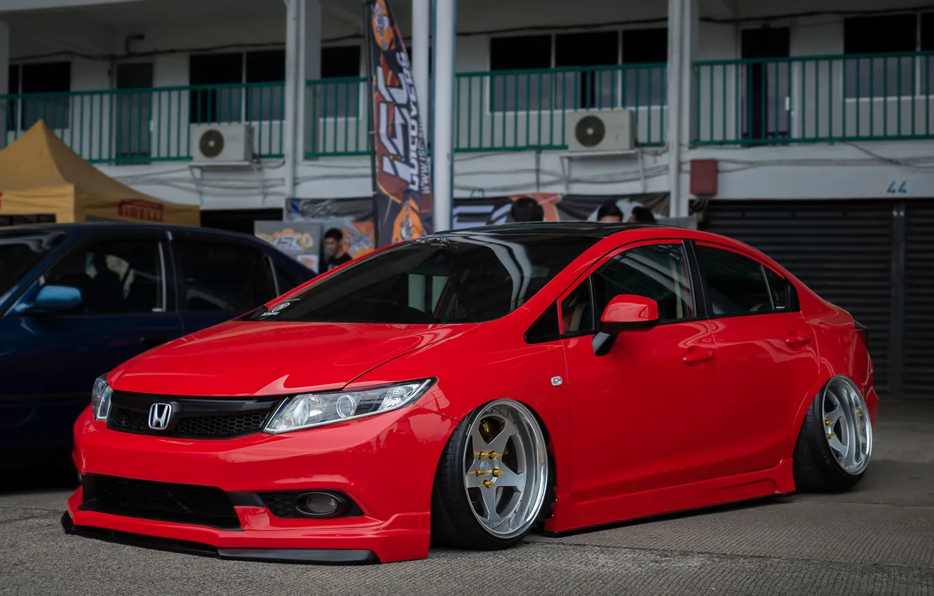 Wallpaper red, Honda, civic for mobile and desktop, section honda ...