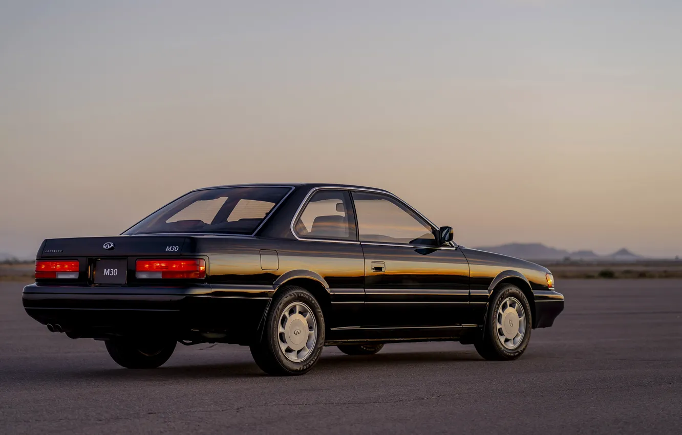 Wallpaper coupe, Infiniti, side, 1990, two-door, Nissan Leopard, M30 ...