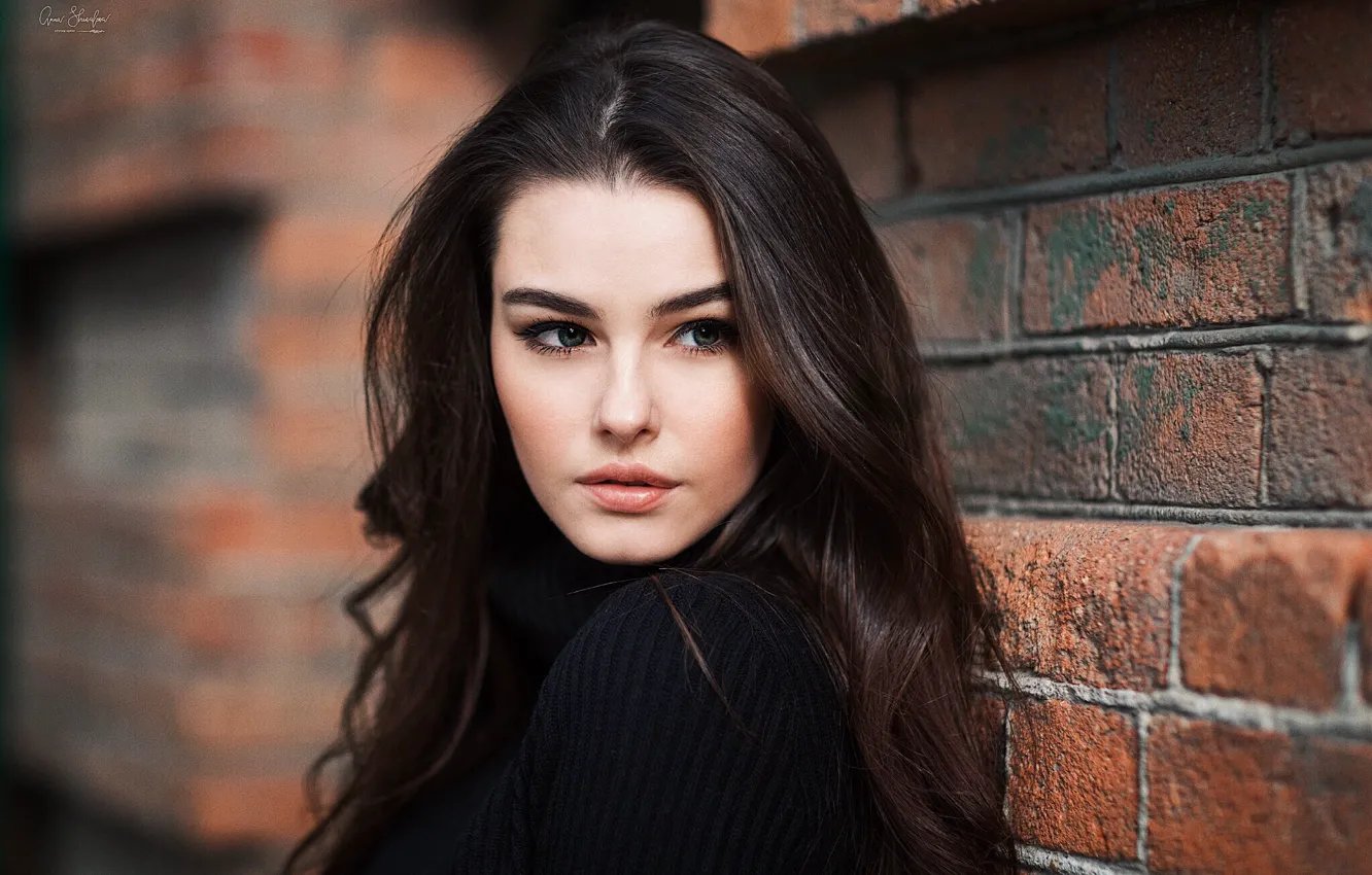 Wallpaper look, wall, Girl, Anna Shuvalova, Bogdan Kudrycka for mobile ...