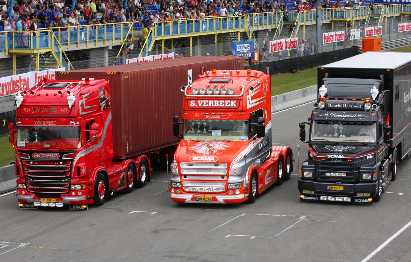 Wallpaper three, Scania, Truckstar Festival for mobile and desktop, section грузовики ...