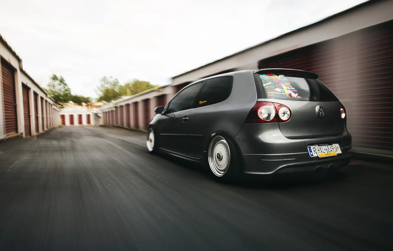 Wallpaper grey, tuning, volkswagen, Golf, golf, Volkswagen, stance, MK5 ...