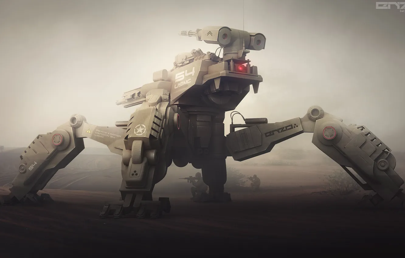 Wallpaper machine, weapons, Military mech concept for mobile and ...