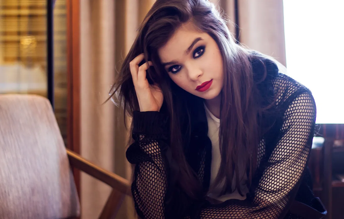 Wallpaper look, pose, model, actress, singer, hair, Hailee Steinfeld ...