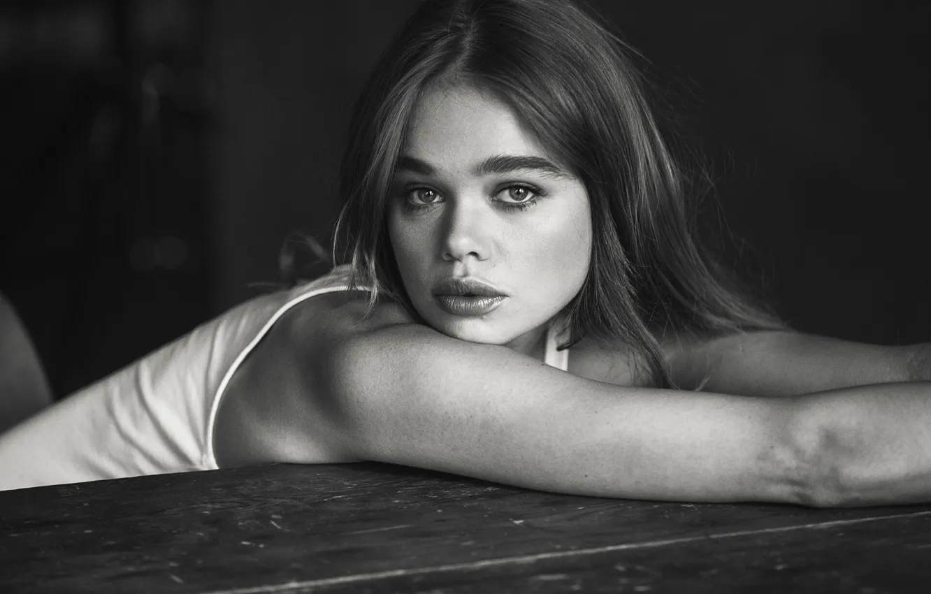 Wallpaper model, black white, Maya Otsoko for mobile and desktop ...