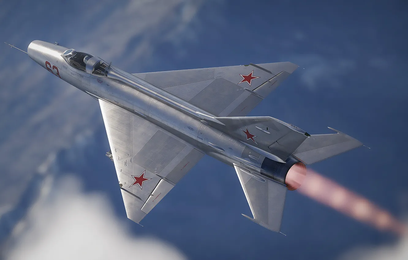 Wallpaper USSR, fighter-interceptor, OKB MiG, MiG-21F-13 for mobile and ...