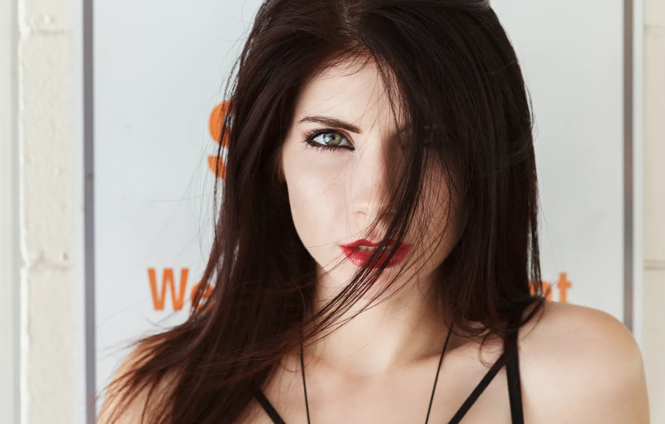 Wallpaper eyes, look, girl, face, model, hair, actress, brunette for ...